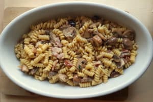 Short fusilli bucati with gorgonzola, pancetta & mushrooms. – The Pasta ...