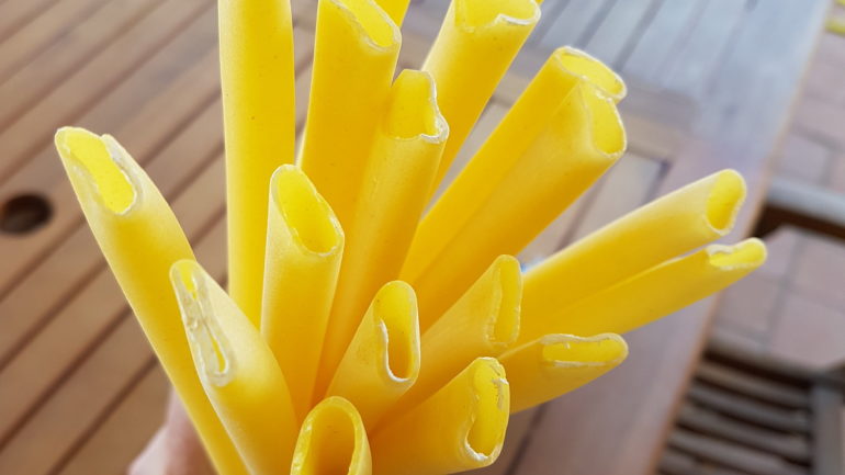 Candele: Pasta candles – The Pasta Project