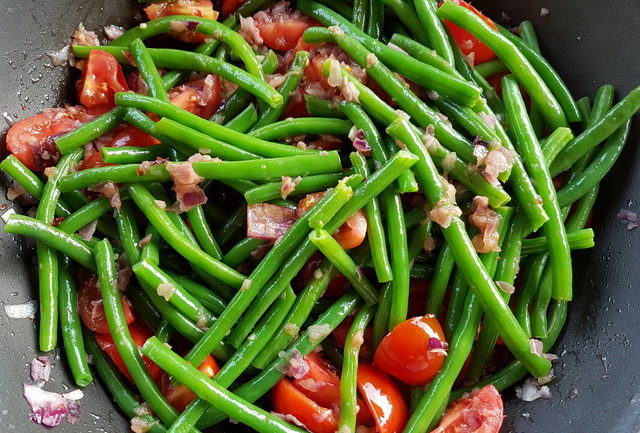 Spaghetti with green beans – The Pasta Project