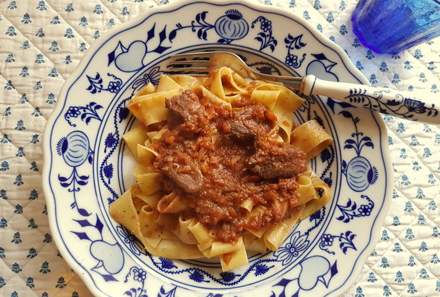 Pappardelle pasta with venison ragu from Trentino-Alto Adige – The ...