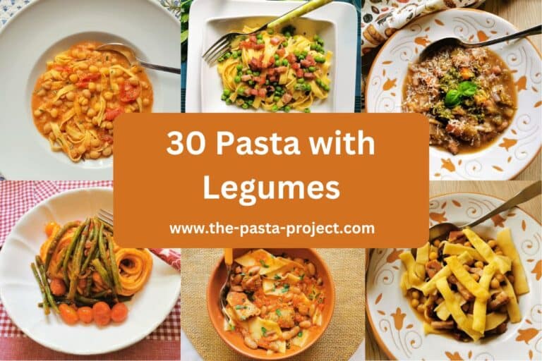 Pasta with Legumes (beans, peas, chickpeas & lentils) – The Pasta Project