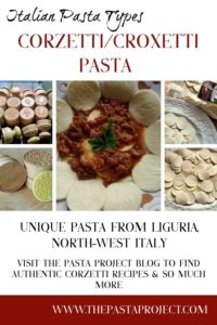 Corzetti or Croxetti Pasta from Liguria. – The Pasta Project