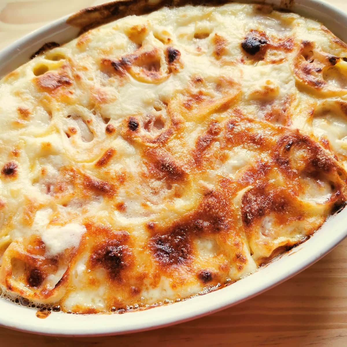 Baked Pasta Roses with ham and cheese – The Pasta Project