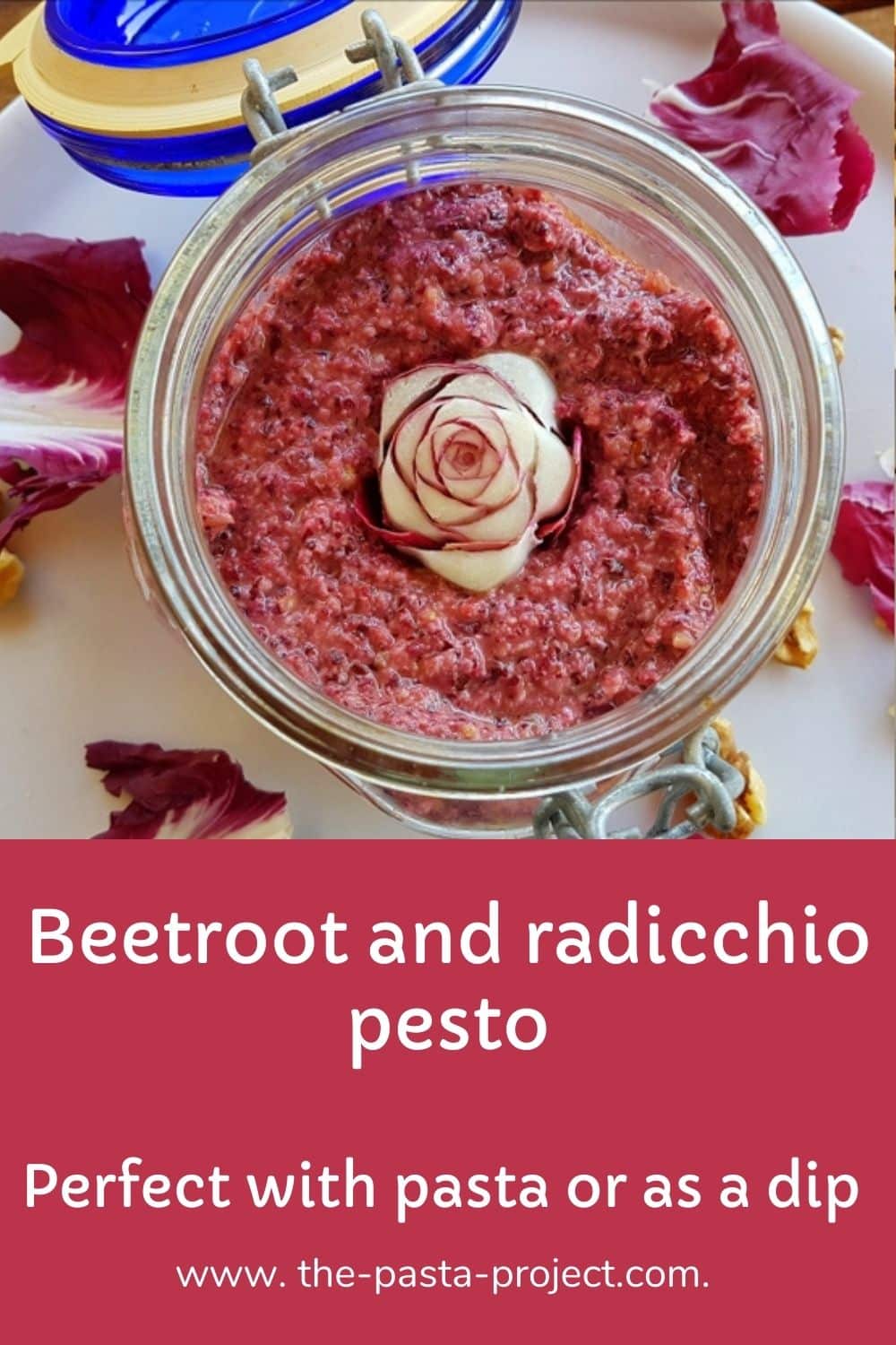 Beetroot and Radicchio Pesto – The Pasta Project