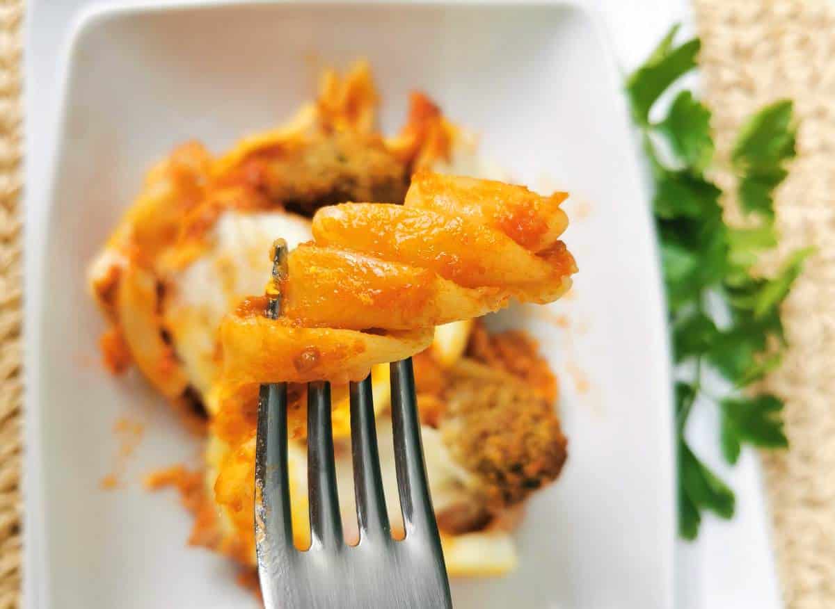 Calabrian baked pasta (Pasta Mbruscinata) – The Pasta Project