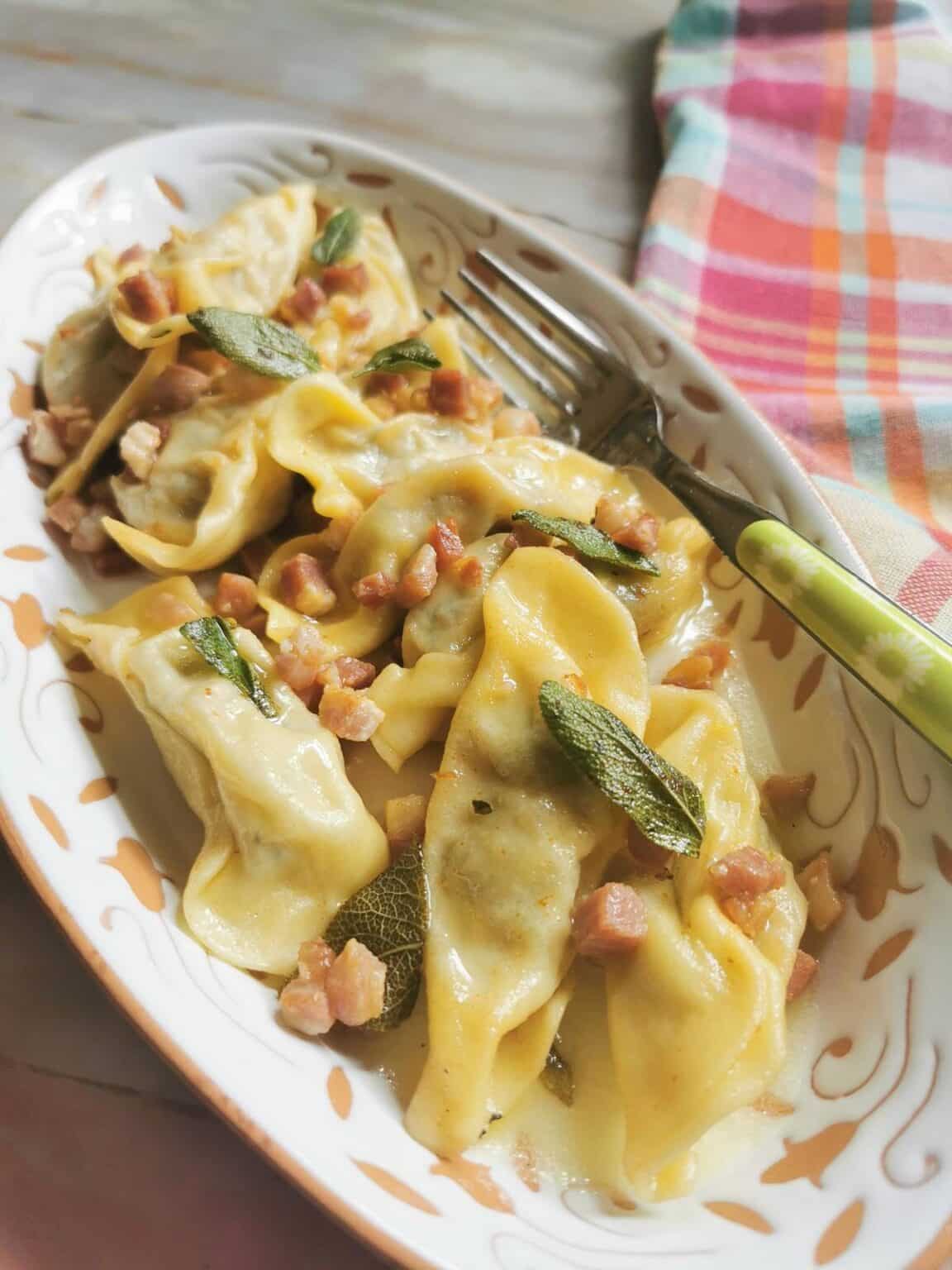 Casoncelli pasta (casonsei) from Lombardy. – The Pasta Project