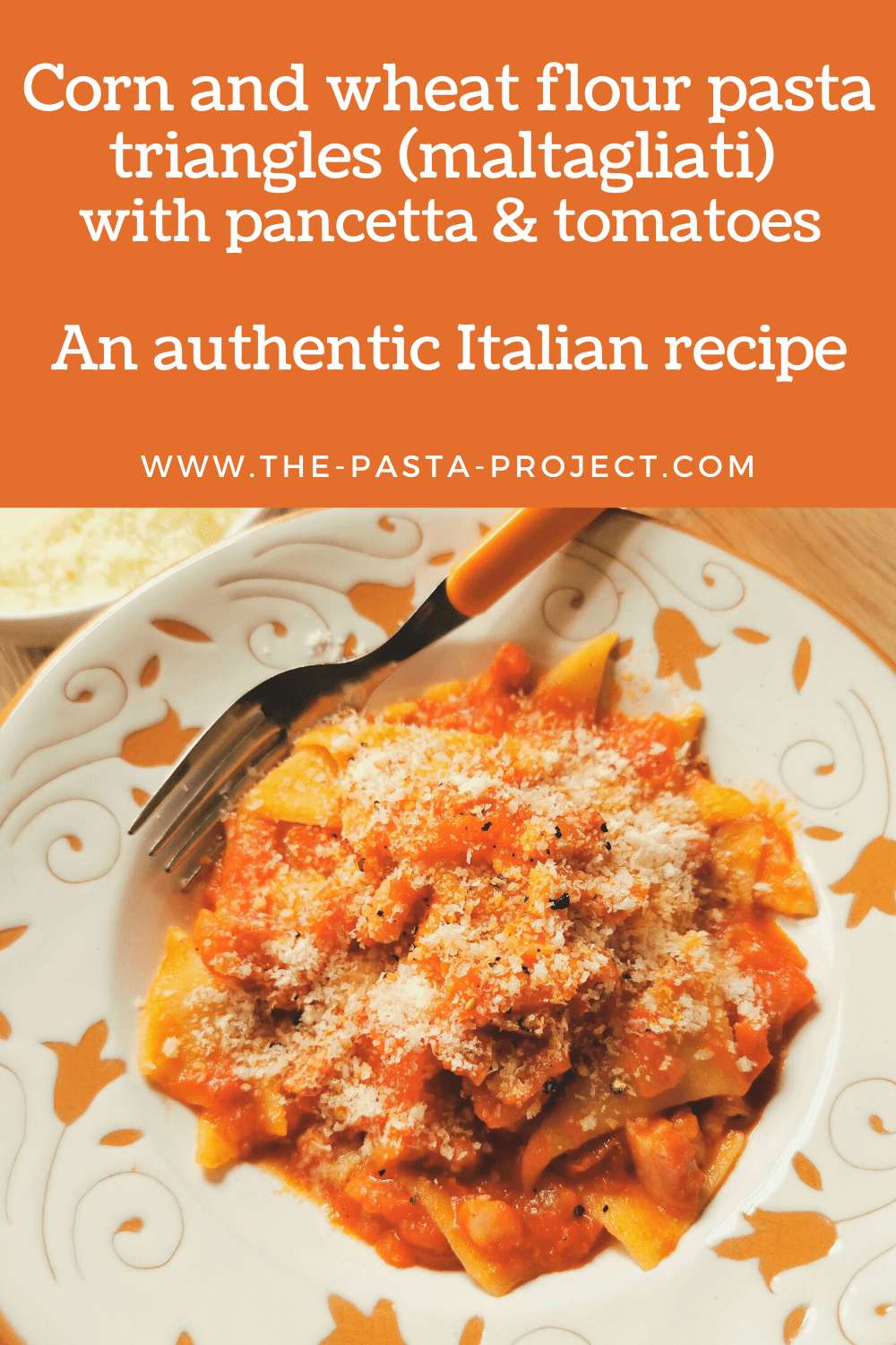 Corn and Wheat Flour Pasta Triangles with Pancetta. – The Pasta Project