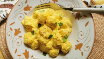 Potato gnocchi with creamy saffron sauce recipe. – The Pasta Project