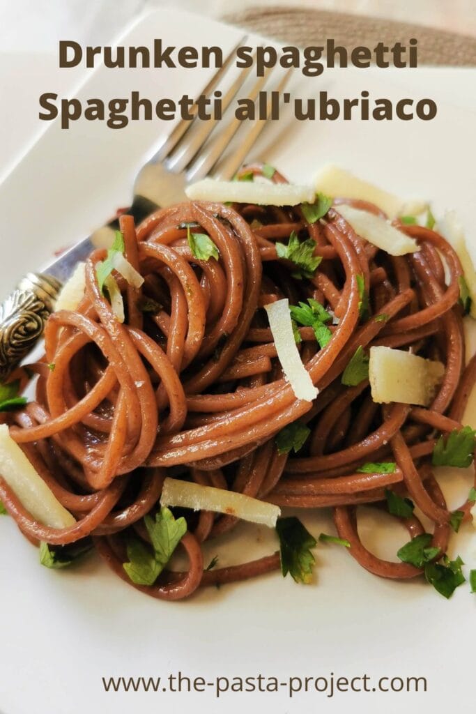 Drunken Spaghetti Recipe (red wine pasta) – The Pasta Project