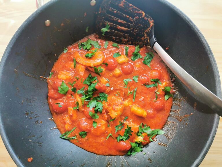 Pasta with Nduja sauce and shrimp (prawns) – The Pasta Project
