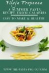 Fileja Tropeana, a vegetarian pasta recipe from Calabria. – The Pasta ...