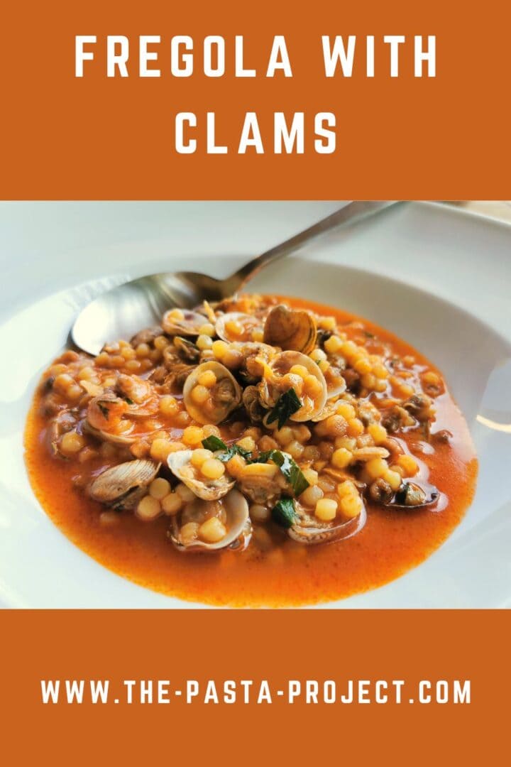 Fregola with Clams (Authentic Sardinian Recipe) – The Pasta Project