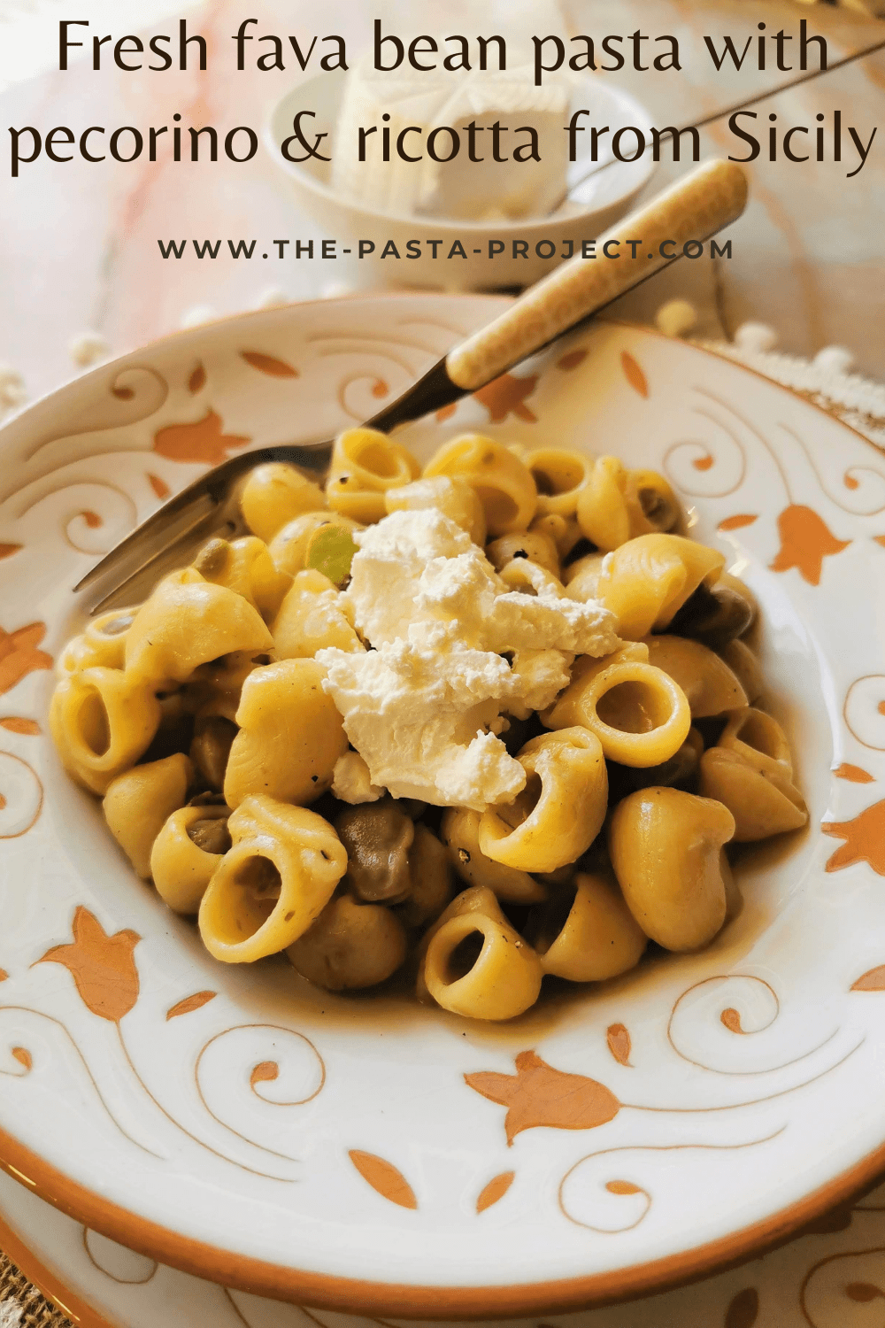 Fresh Fava Bean Pasta with Pecorino and Ricotta Recipe from Sicily ...