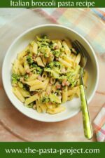 Pasta with broccoli and pancetta. – The Pasta Project