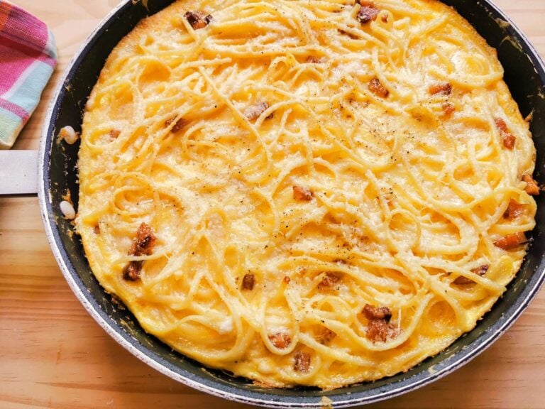 How to Make Italian Spaghetti Carbonara Frittata. – The Pasta Project