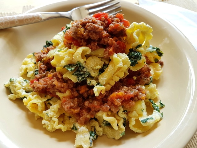 Tuscan Pasta Tordellata with ragu, Swiss chard and ricotta – The Pasta ...