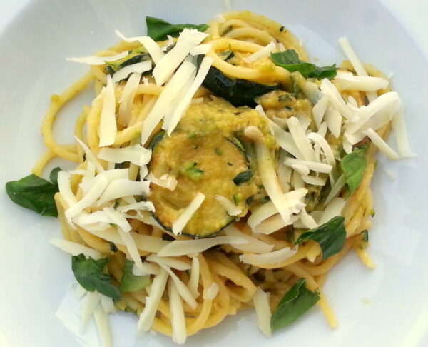 Spaghetti with Fried Zucchini (alla Nerano) – The Pasta Project