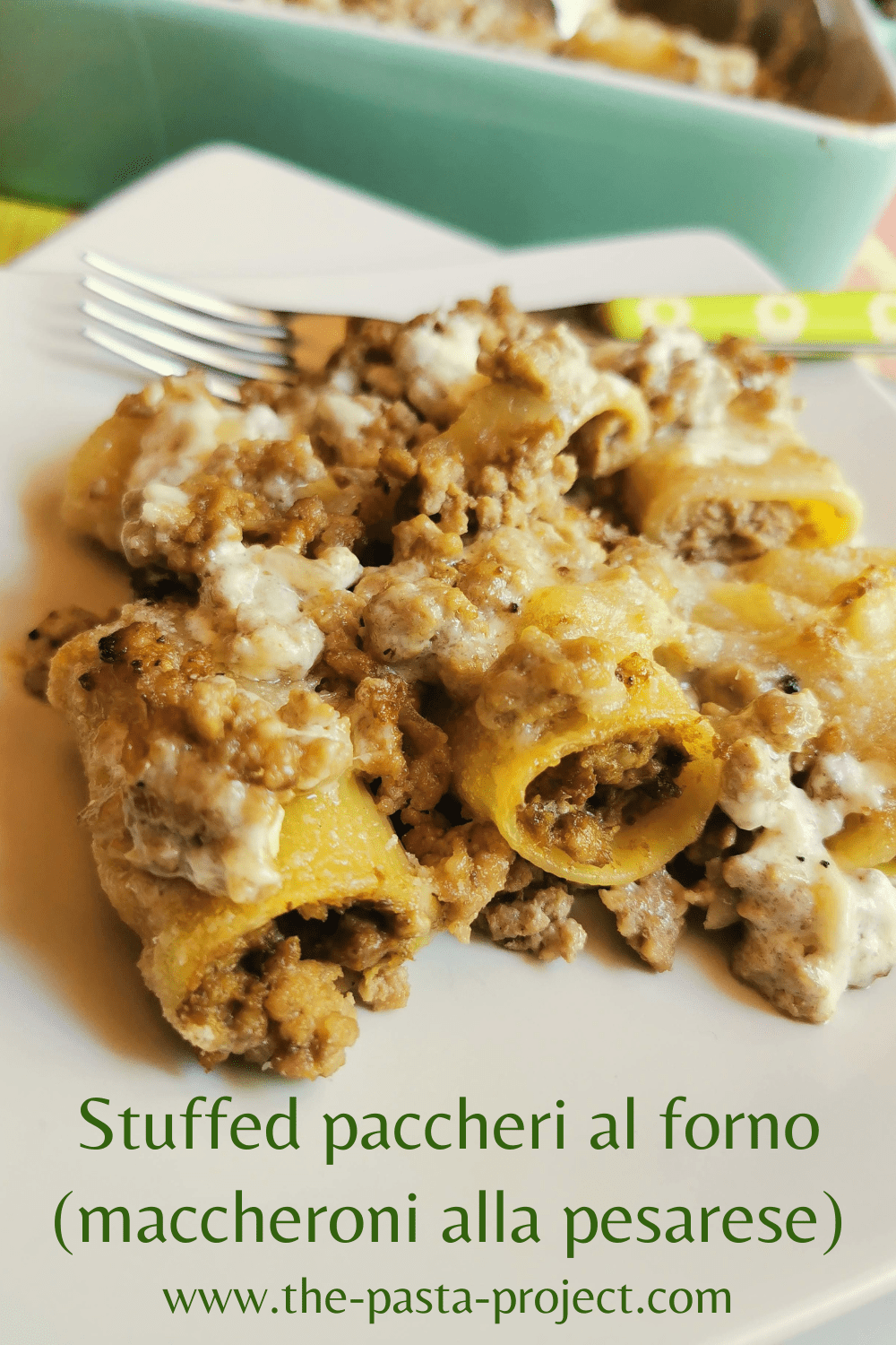 Stuffed paccheri al forno (maccheroni alla pesarese) – The Pasta Project