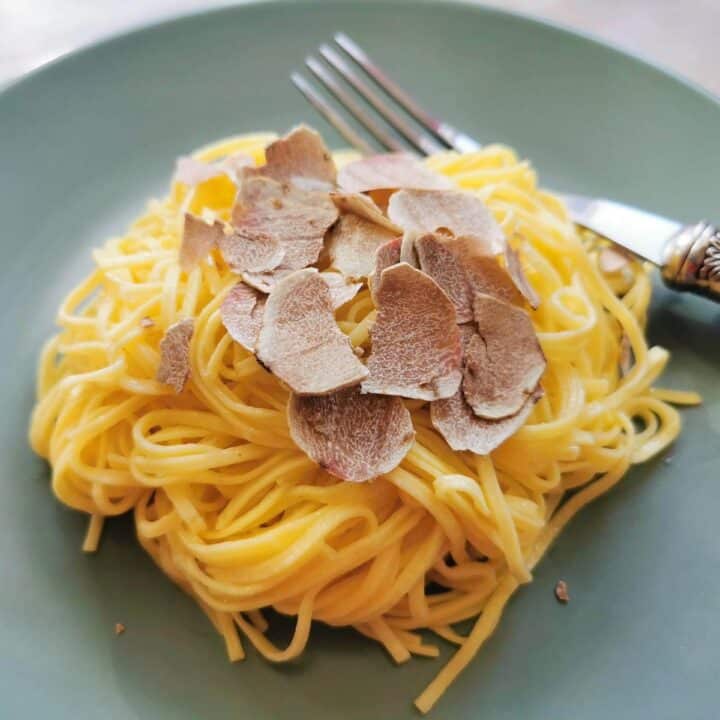 Tagliolini pasta with white truffle. – The Pasta Project