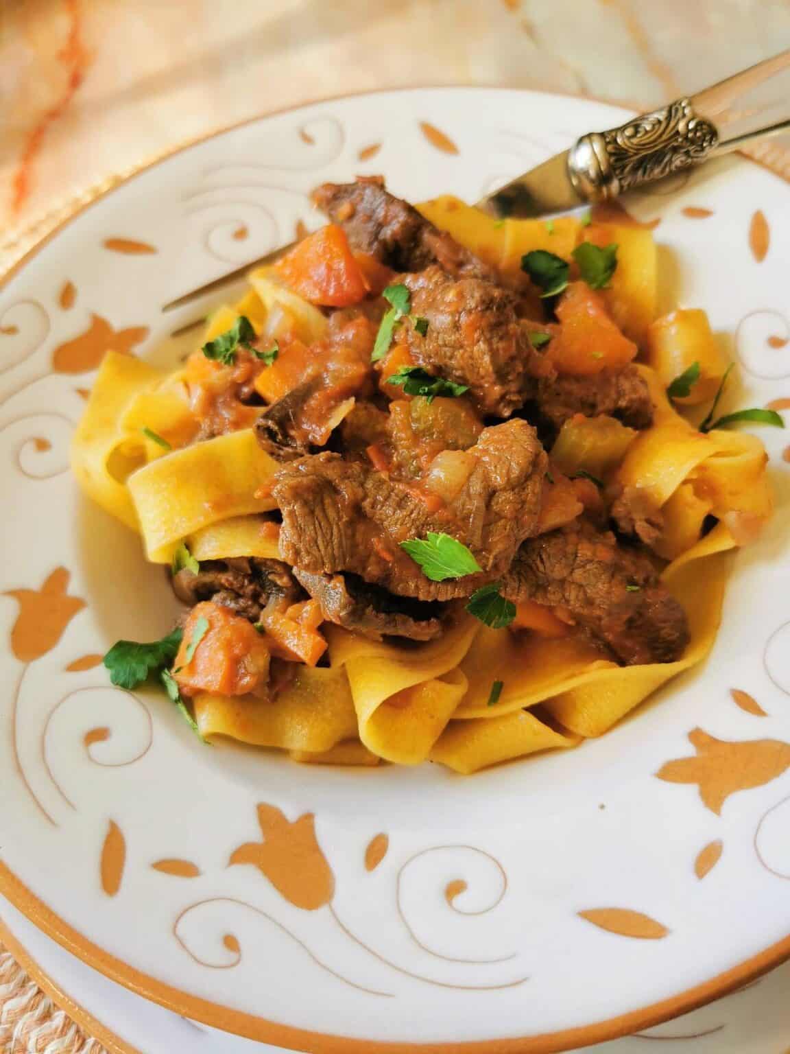 Venison Ragu with Pappardelle – The Pasta Project