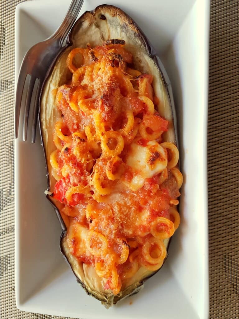 Italian Stuffed Eggplant Boats – The Pasta Project