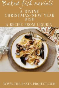 Baked fish ravioli from Liguria. – The Pasta Project