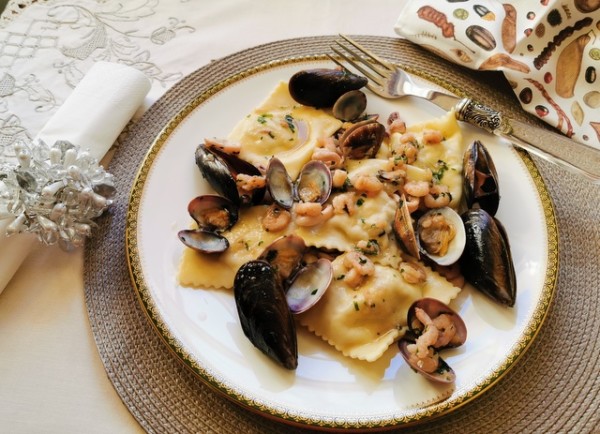 Baked fish ravioli from Liguria. – The Pasta Project