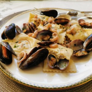 Baked fish ravioli from Liguria. – The Pasta Project