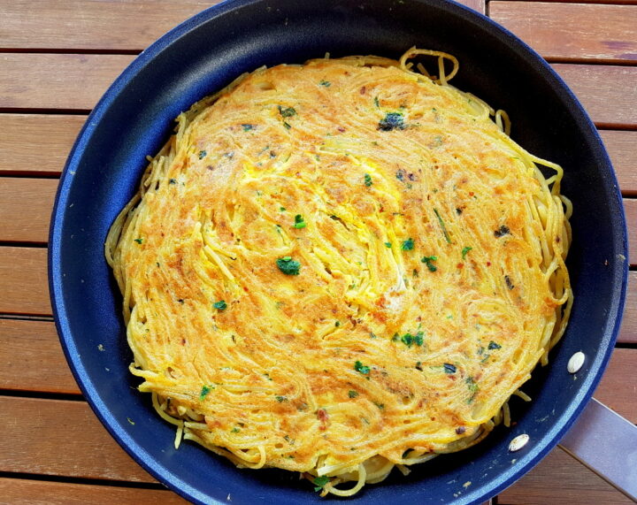 How to Make Italian Spaghetti Carbonara Frittata. – The Pasta Project