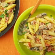 Garganelli pasta alla Zingara with peppers and mushrooms – The Pasta ...