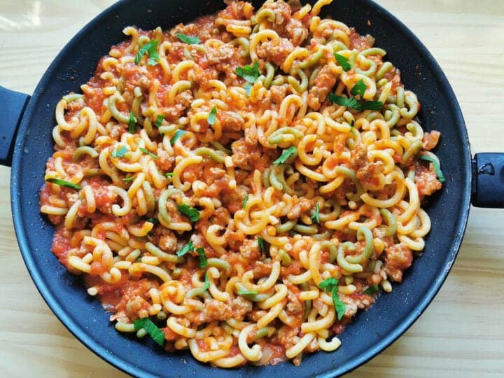 Gramigna alla Salsiccia (sausage) – The Pasta Project