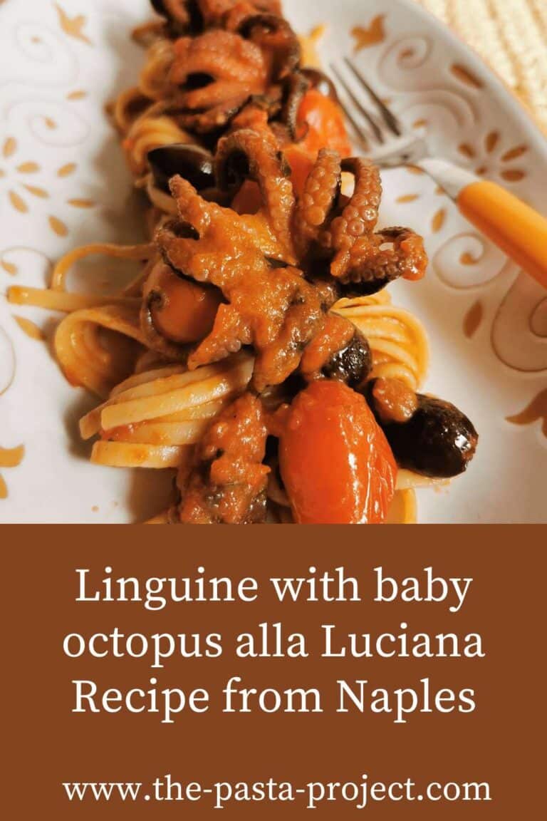 Linguine with Baby Octopus alla Luciana – The Pasta Project