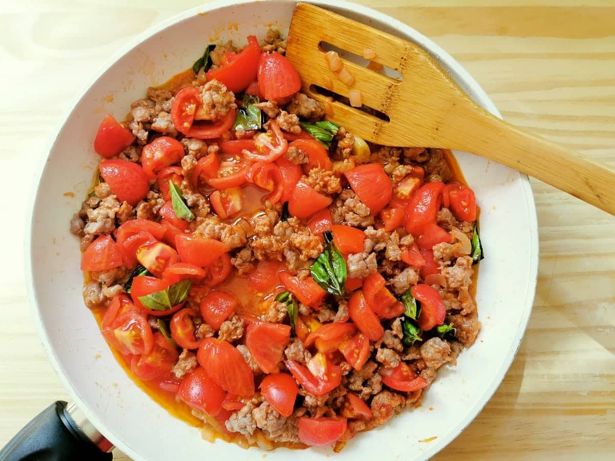 Sardinian Gnocchi-Malloreddus with sausage, tomatoes & saffron. – The ...