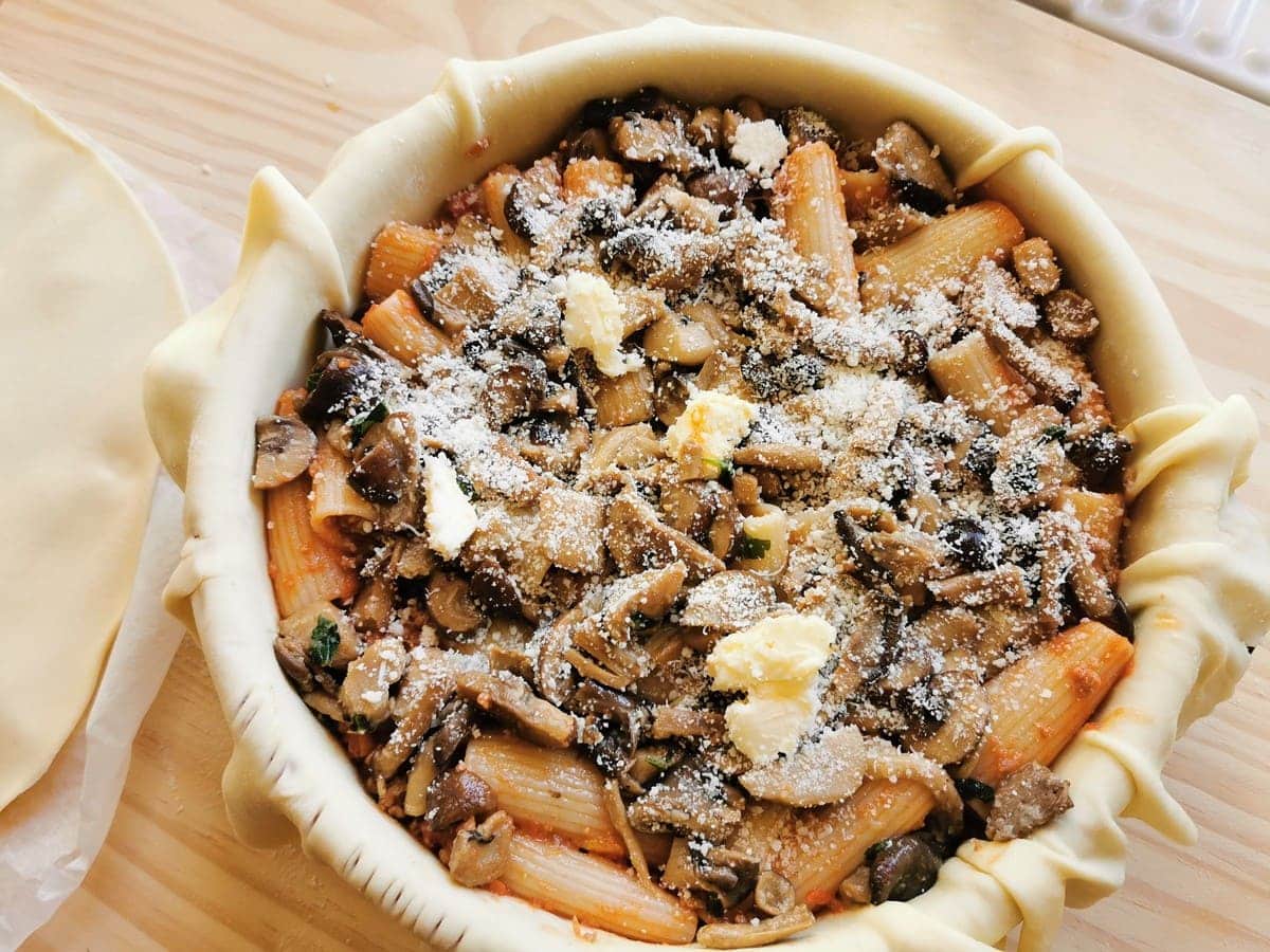 Pasta Pie with Pastry Rigatoni Pasticciati – The Pasta Project