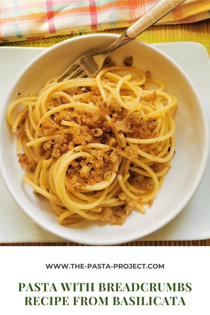 Pasta with Breadcrumbs Recipe from Basilicata. – The Pasta Project