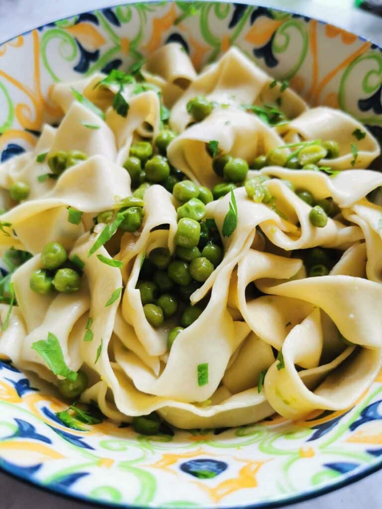 Pasta with peas (pasta e piselli) – The Pasta Project