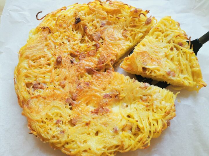 Easy spaghetti frittata from Naples. – The Pasta Project