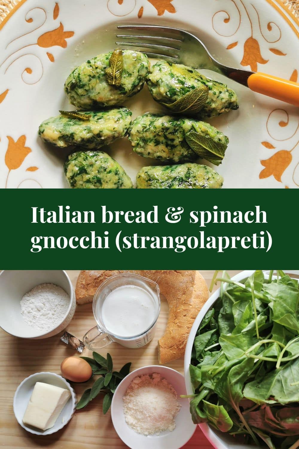 Strangolapreti (spinach and bread gnocchi) – The Pasta Project